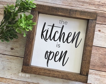 Kitchen signs | Etsy