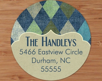 Stag Deer Head Custom Address Labels or Stickers