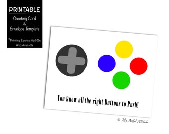 Video game card | Etsy