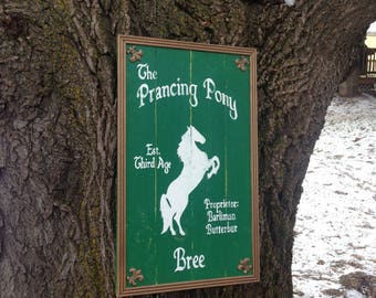 Prancing pony sign | Etsy