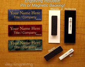 Employee name tags | Etsy