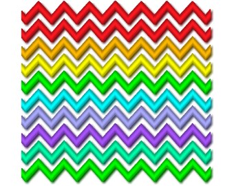 Rainbow CHEVRON block Font machine embroidery designs many