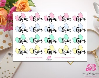 135 Workout Girls Cute Girl Stickers