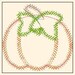 Fall Shabby Pumpkin Digital Embroidery Design Machine Applique