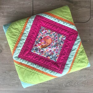 Fox baby quilt | Etsy