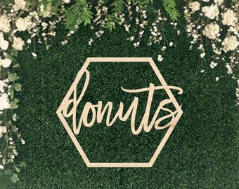 Donut sign | Etsy