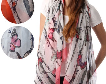 Butterfly scarf | Etsy