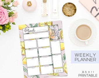 Planner Printables Bundle Undated Calendar To Do List Monthly
