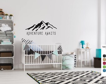 Let's Have an Adventure Decal Wall Decor Boys Nursery