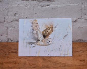 Owl greeting card | Etsy