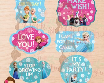 Frozen photo props | Etsy