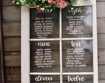 Seating chart | Etsy