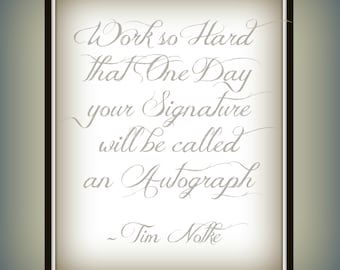 Work really hard | Etsy