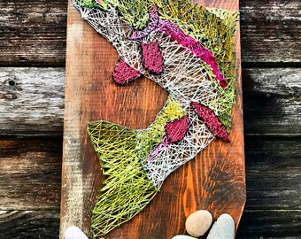 Fish string art | Etsy