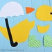 Rainy Day Duck Craft Template