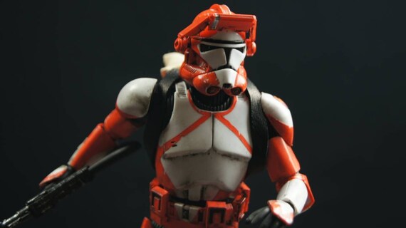 Bandai Star Wars Bomb Squad Clone Trooper 1/12 Custom Painted