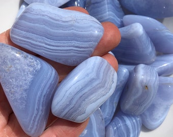 Blue lace agate | Etsy