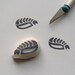 Sushi rubber stamp Sushi stamp japanese food stamp prawn