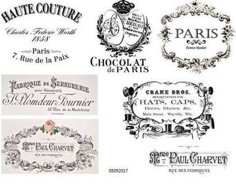 French labels | Etsy