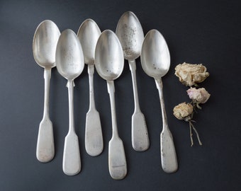 Nickel silver spoon | Etsy