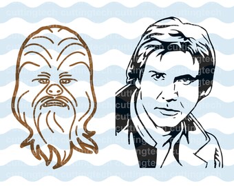 Chewbacca silhouette | Etsy