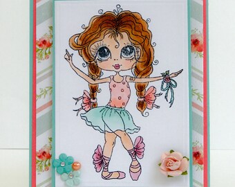 Dance recital card | Etsy