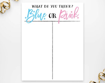 Gender tally sign | Etsy