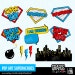 POP ART SUPERHEROES Digital Clipart Set Superheroes