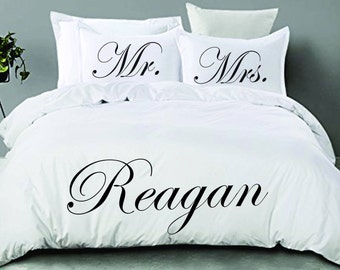 Personalized bedding | Etsy