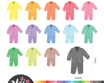Pajamas clipart | Etsy