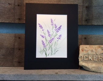 Lavender painting | Etsy
