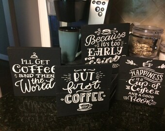 Chalkboard coffee | Etsy