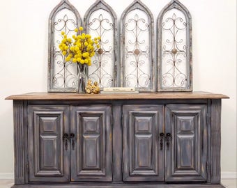 Rustic buffet | Etsy