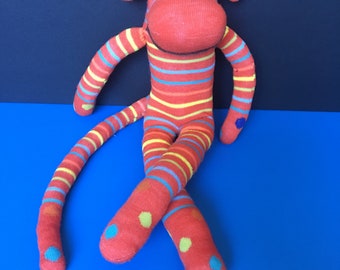 Sock Monkey Paper Doll PDF printable paper dolls Fun Sock