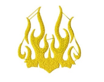 Flame embroidery | Etsy
