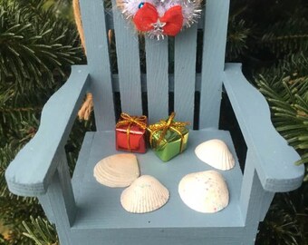 Beach chair art | Etsy
