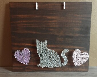Cat string art | Etsy