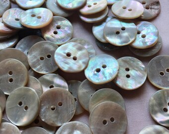 Abalone buttons | Etsy
