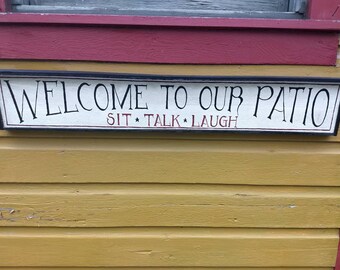 Country welcome sign | Etsy