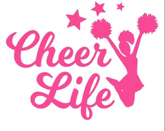 Cheer car decal | Etsy