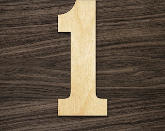 Large wooden numbers | Etsy