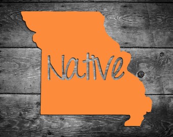 Georgia Native Vinyl Sticker Car Window Door Bumper Decal