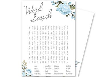 Baby word search | Etsy
