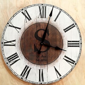 Farmhouse clock | Etsy