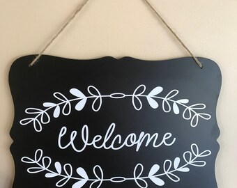 Welcome chalkboard | Etsy