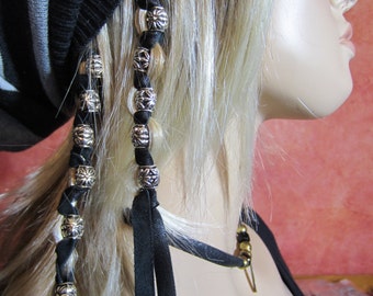 Leather Hair Braid Ins Wrap Tie Ponytail Holder Hair Jewelry