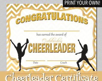 Cheerleader award | Etsy