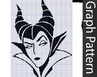 Maleficent pattern | Etsy