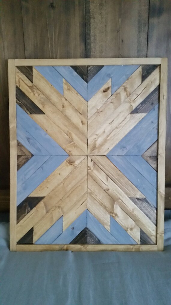 Native Geometric Tribal Arrow Wood Framed Wall Hanging