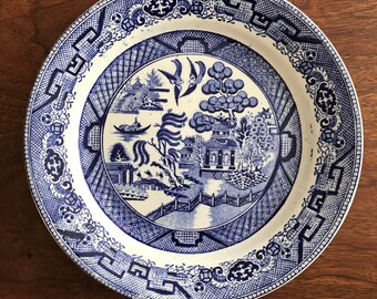 Blue willow pattern | Etsy
